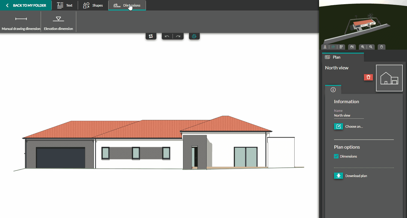 Add and customize an elevation plan