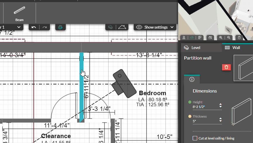 Design and customize walls