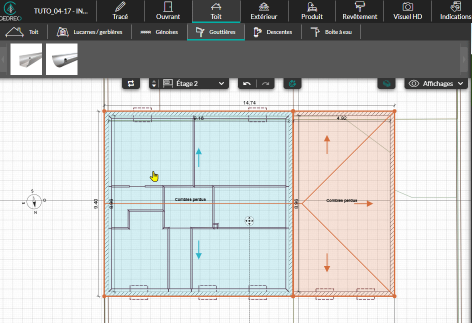 Insérer des génoises
