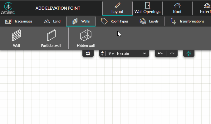 Manage the elevation of natural ground