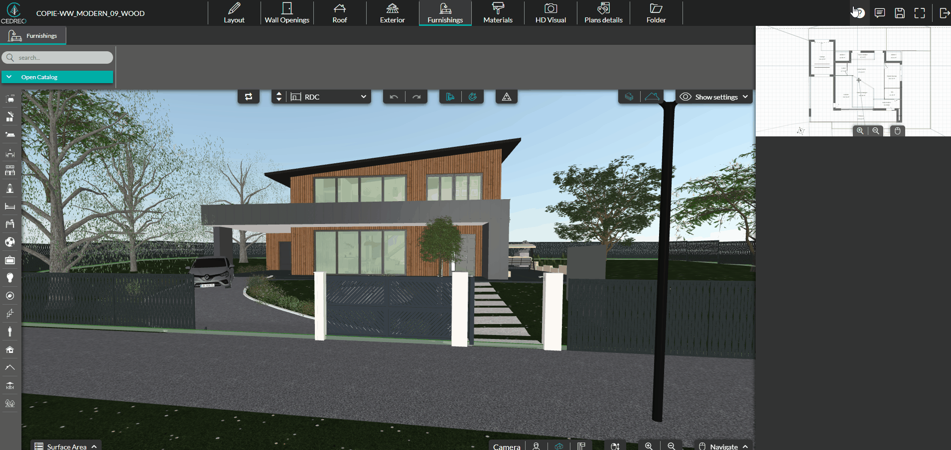 Find your way around the Cedreo interface
