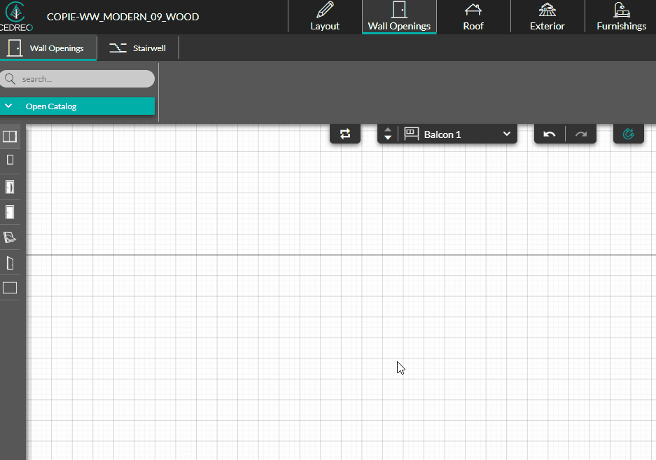 Find your way around the Cedreo interface