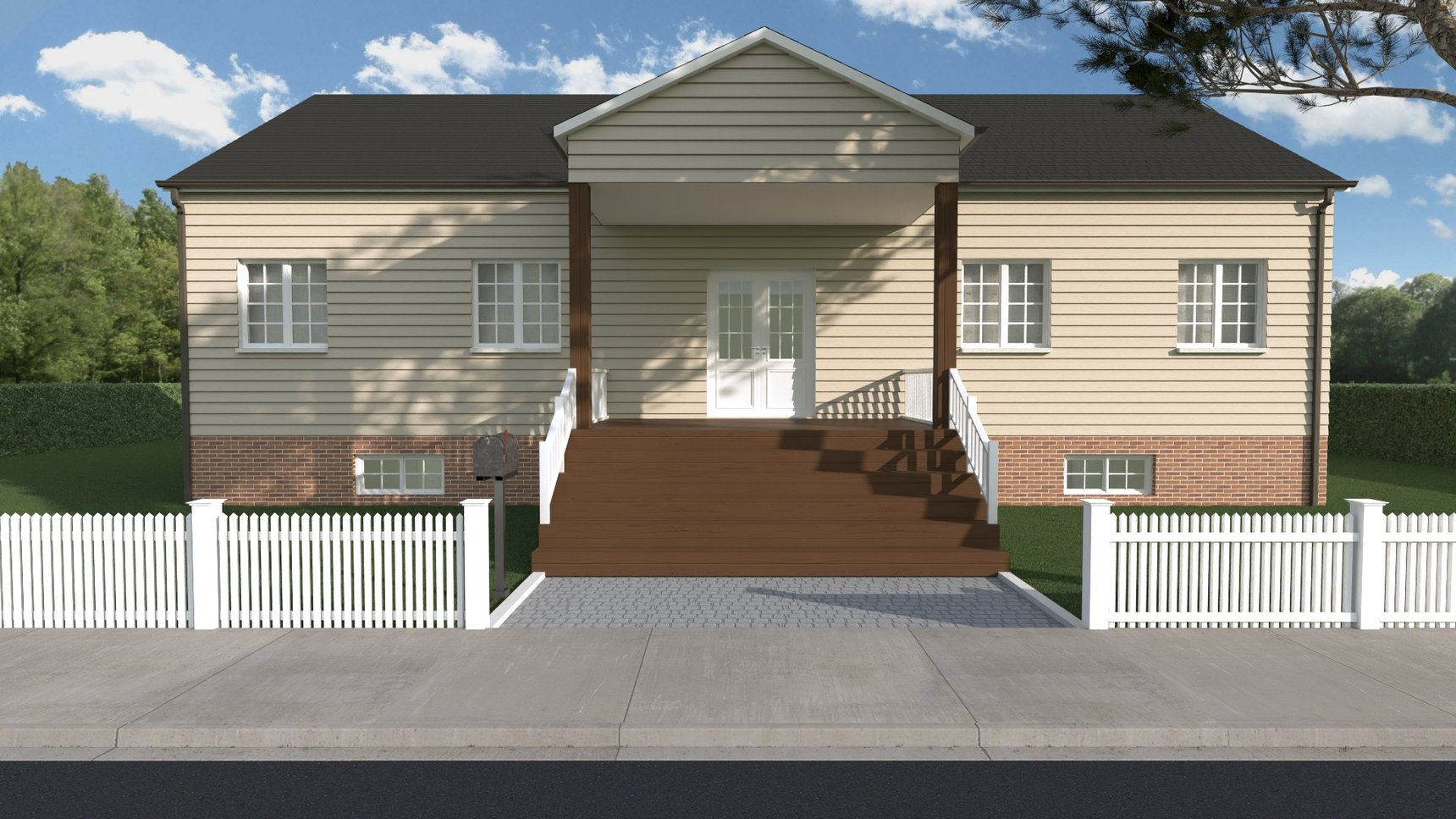 Create a raised foundation house