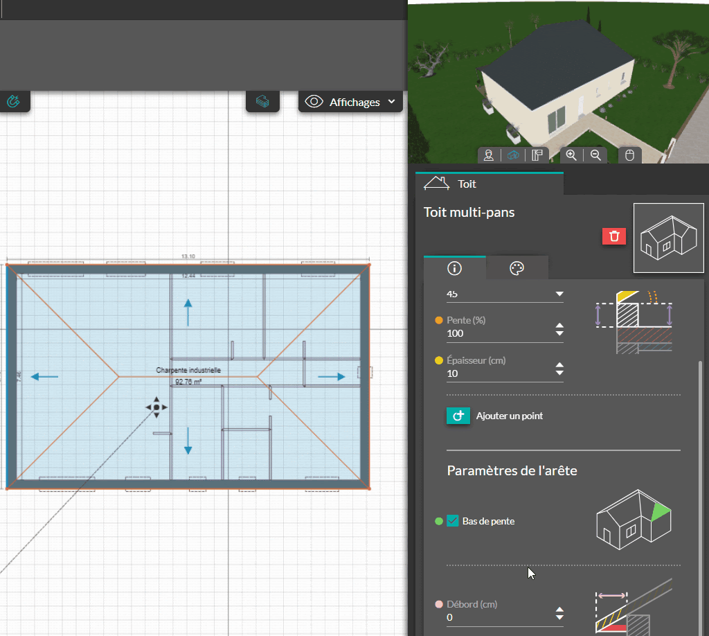 Modifier une toiture